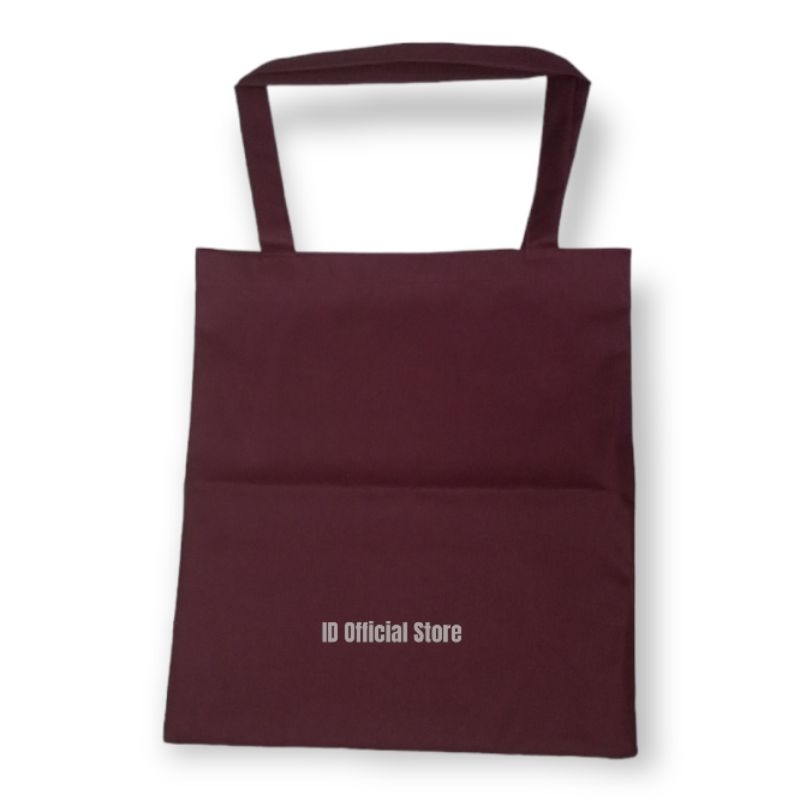 Jual TOTEBAG CANVAS MERAH MAROON / TOTE BAG POLOS / GROSIR TAS TOTEBAG ...