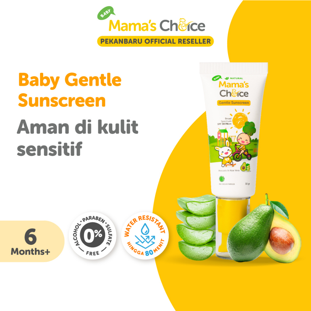 Jual Sunscreen Anak & Bayi SPF30++ - Baby Gentle Sunscreen Mama's Choice (Sunblock anak & bayi ...