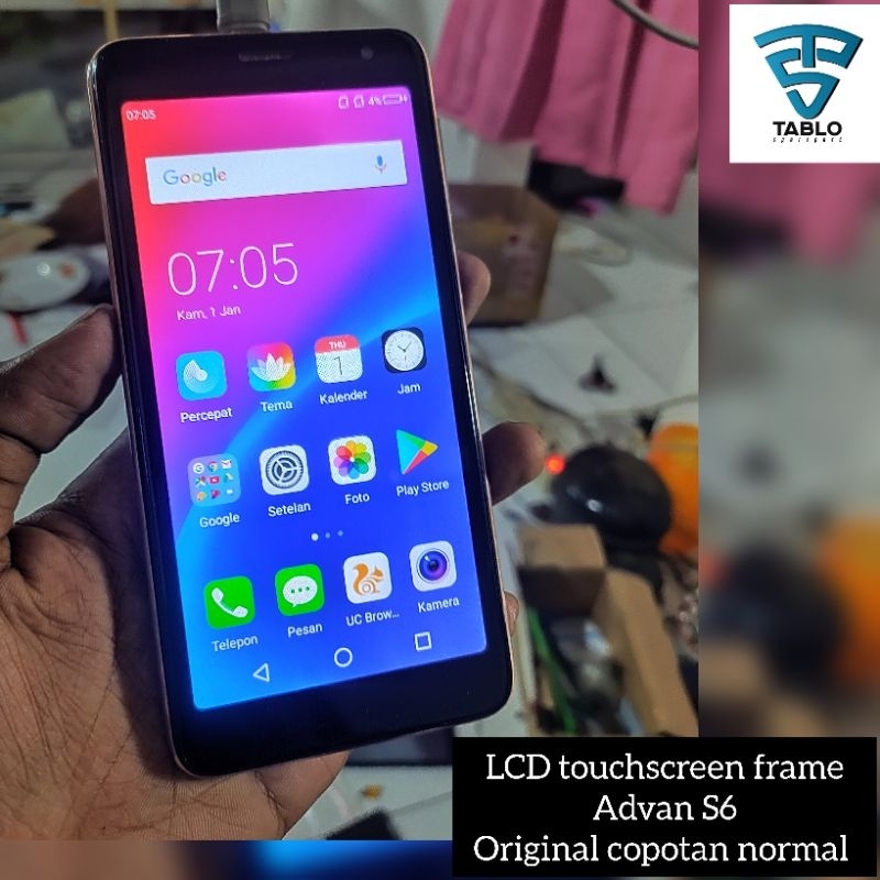 Jual LCD touchscreen frame Advan S6 original copotan hp | Shopee Indonesia