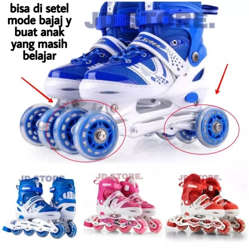 Jual Sepatu roda model mobil langsung pakai | Shopee Indonesia