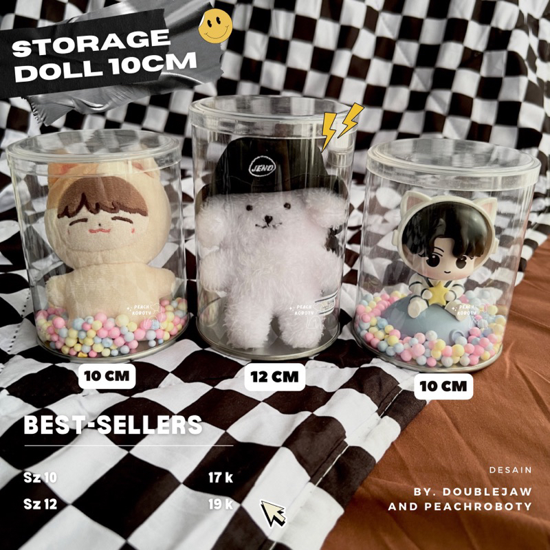 Jual [READY STOCK] BOX STORAGE WADAH HOUSES DOLL BONEKA 10CM FIGURE ...