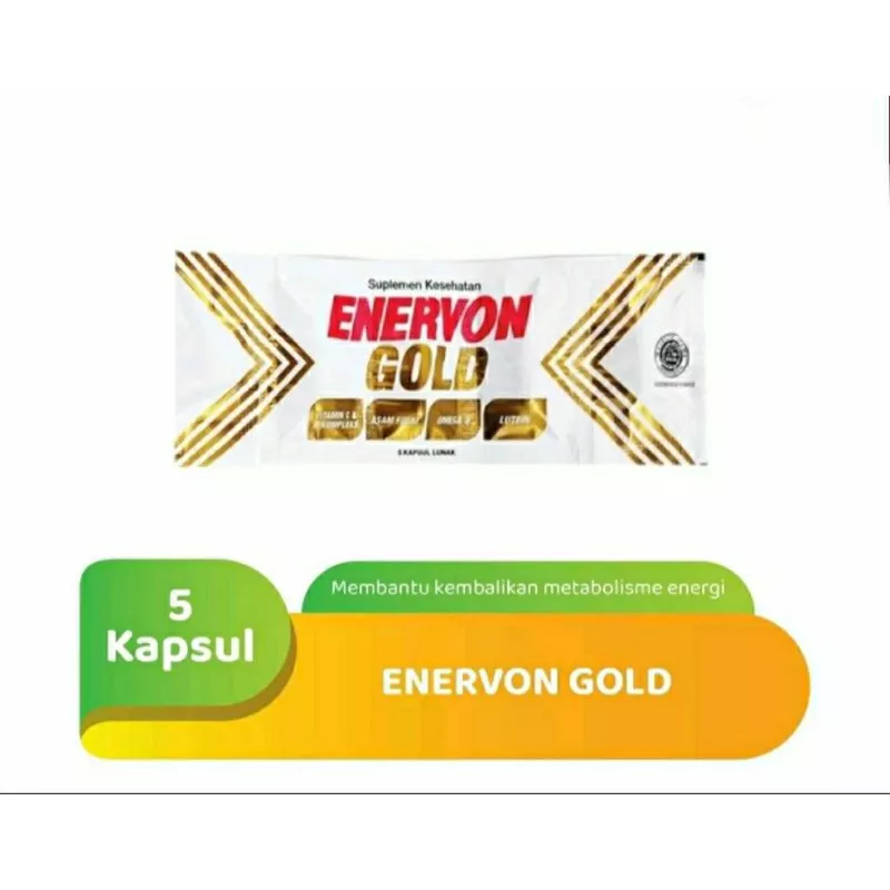 Jual Enervon Gold Multivitamin Lanjut Usia ( STRIP 4'S / ECER). lutein ...