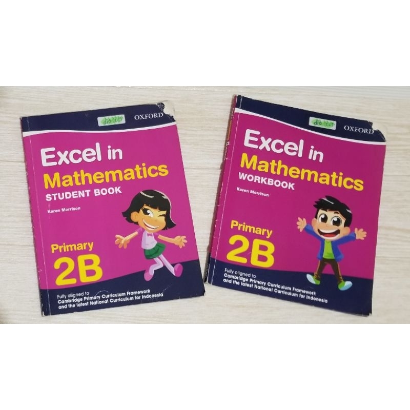 Jual (set) EXCEL in MATHEMATICS 2B | OXFORD | Student Book | Work Book ...
