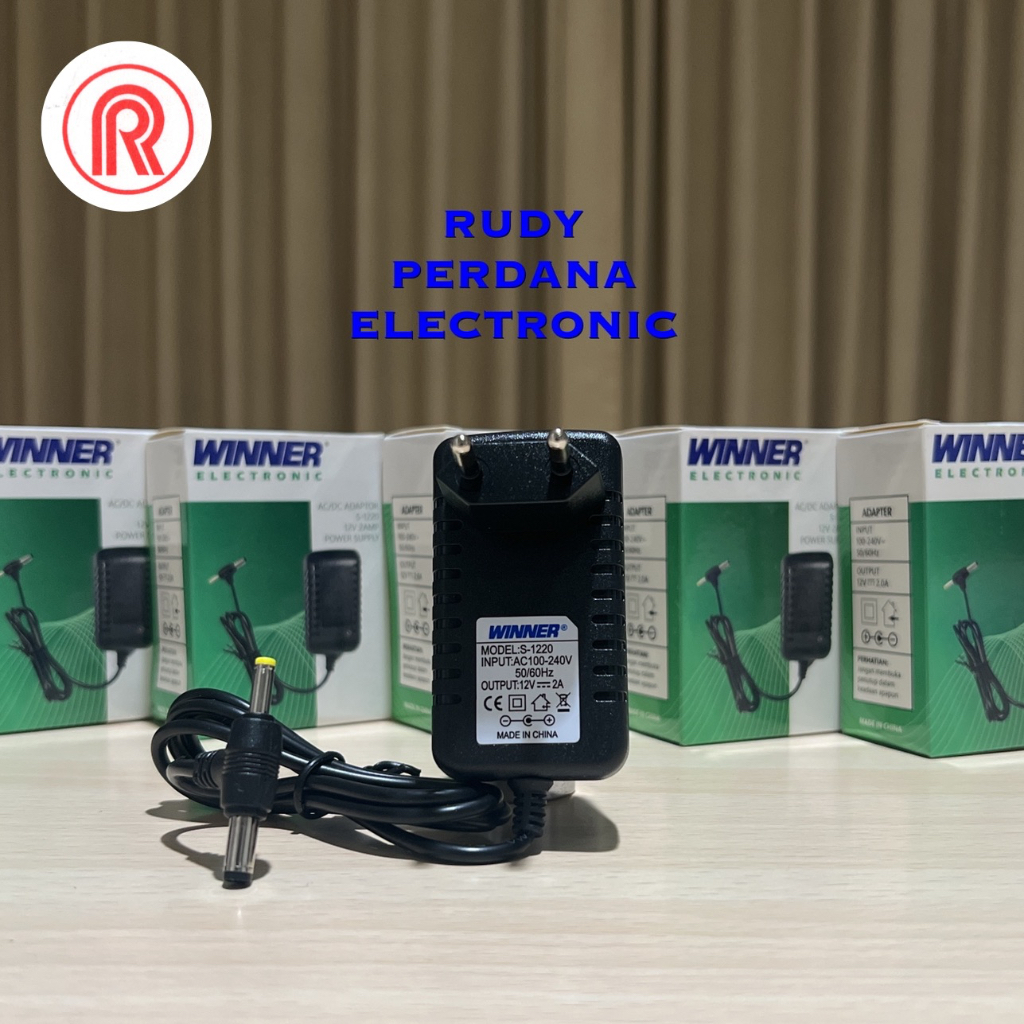 Jual ADAPTOR 12V 2A 12 VOLT 2 AMPERE MURNI DOUBLE DUAL DUA JACK DC ...