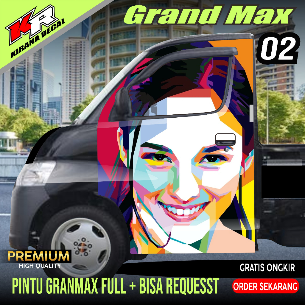 Jual Stiker Pintu Samping Grand max Stiker Mobil Pick Up kirana decal ... Jual Stiker Pintu Samping Grand max Stiker Mobil Pick Up kirana decal ...