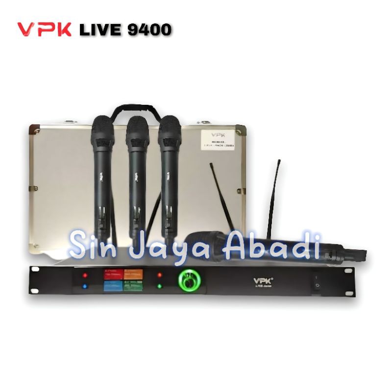 Jual Mic wireless VPK LIVE 9400 / LIVE9400 / LIVE-9400 original | Shopee Indonesia