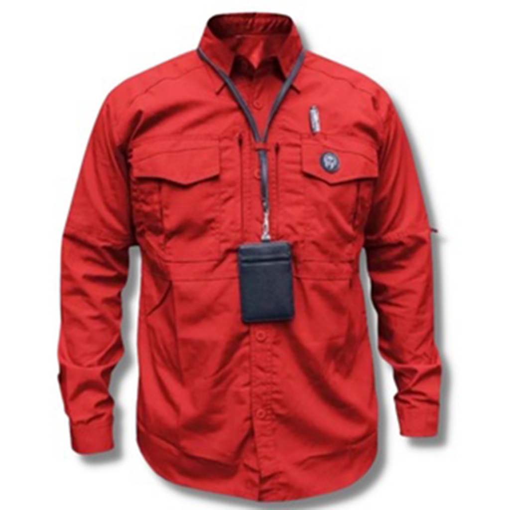 Jual M-tac Field Shirt Original Premium Red Color / High Quality ...