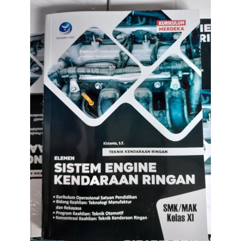 Jual Teknik Kendaraan Ringan Elemen Sistem Engine Kendaraan Ringan SMK ...