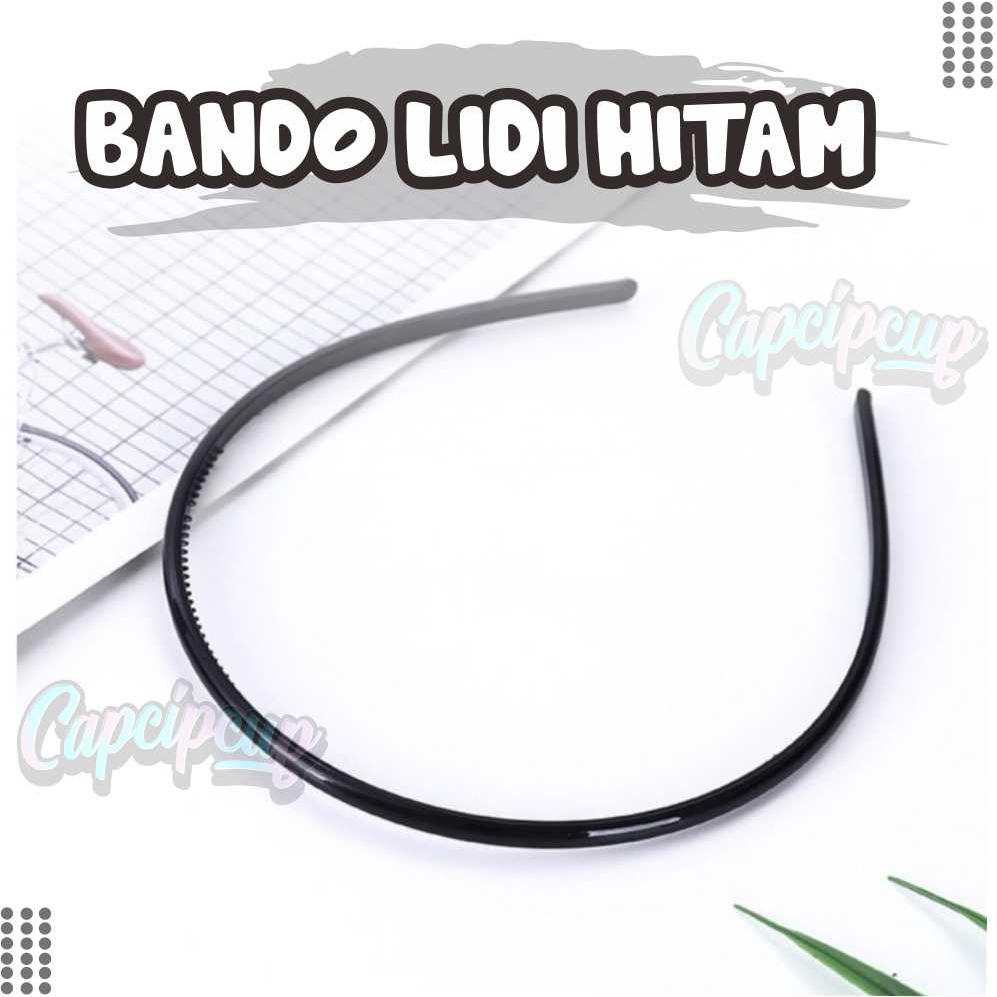 Jual Bando lidi Hitam Bando Plastik Polos Bando Unisex Pria Dan Wanita ...