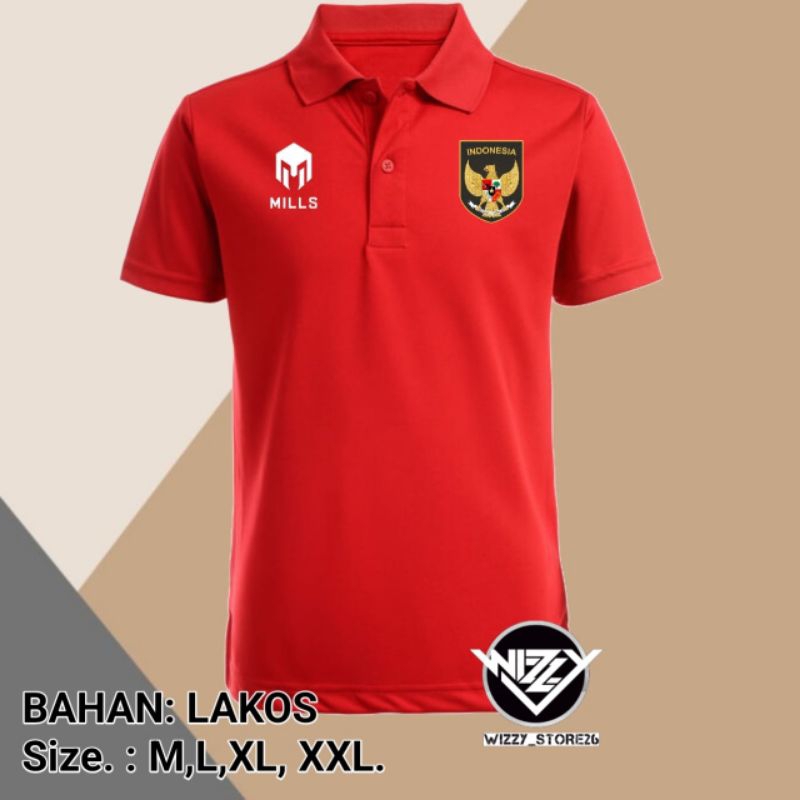 Jual t-shirt kaos polo timnas Indonesia / kaos seragam timnas | Shopee ...