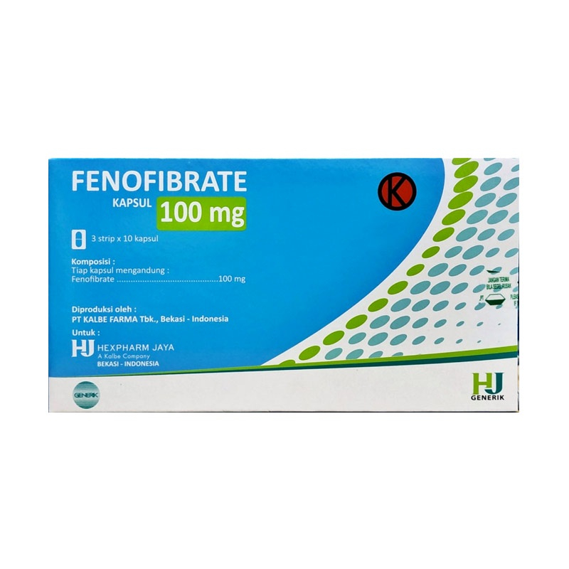 Jual FENOFIBRATE 100 MG 1 BOX 30 CAPSUL (HEXPHARM) | Shopee Indonesia