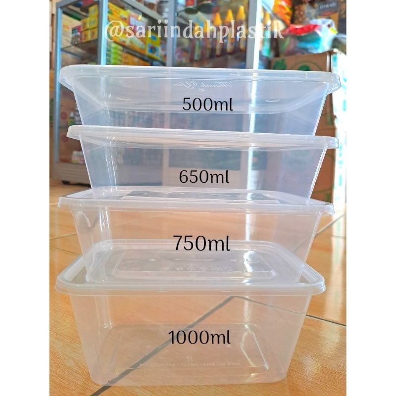Jual Thinwall Rec 500ml/650ml/750ml/1000ml | Shopee Indonesia