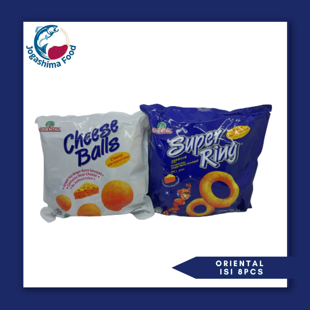 Jual Oriental Super Ring Cheese/ Cheese rings/ Kerupuk Keju/ Snack keju ...