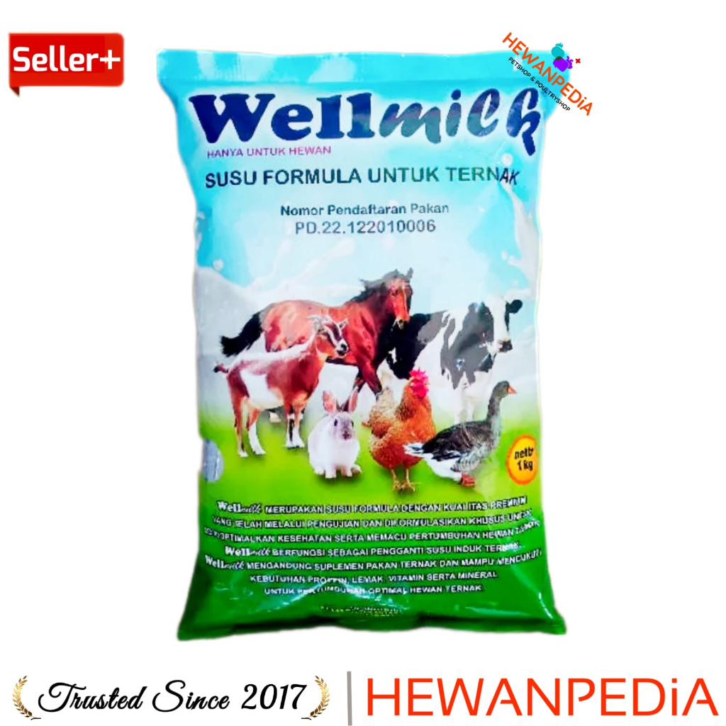 Jual WELLMILK 1 Kg - Susu Ternak Putih Bubuk Premium Susu Pengganti ...