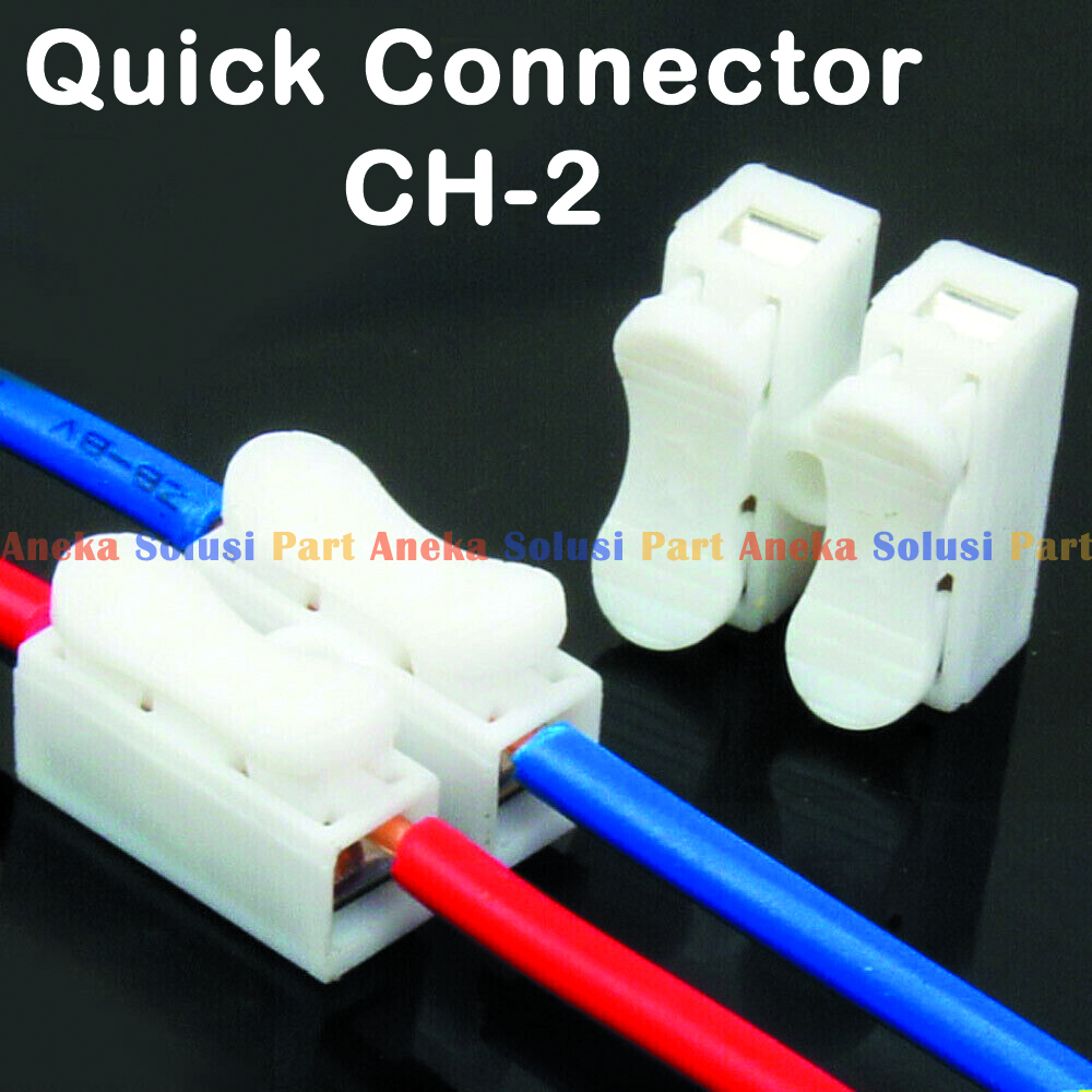 Jual Quick Connect 2 Wire Connector Terminal Sambungan Kabel Listrik CH ...