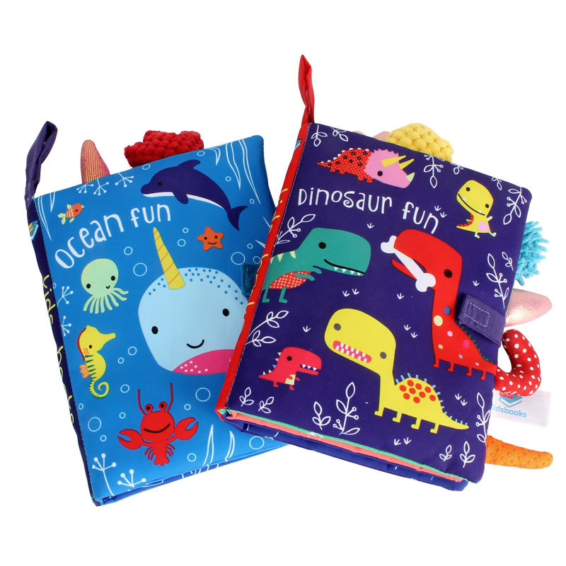 Jual WD Buku Bantal Bayi Mainan Softbook Animal Tail Bayi Buku Kain ...