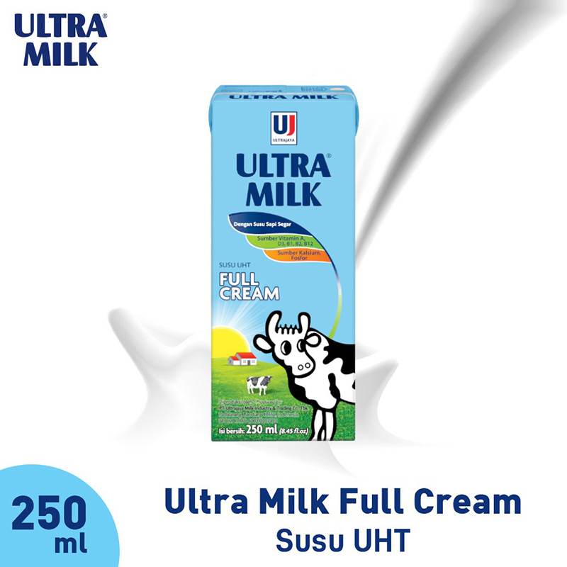 Jual ULTRA MILK Susu UHT Full Cream 250 ml | Shopee Indonesia