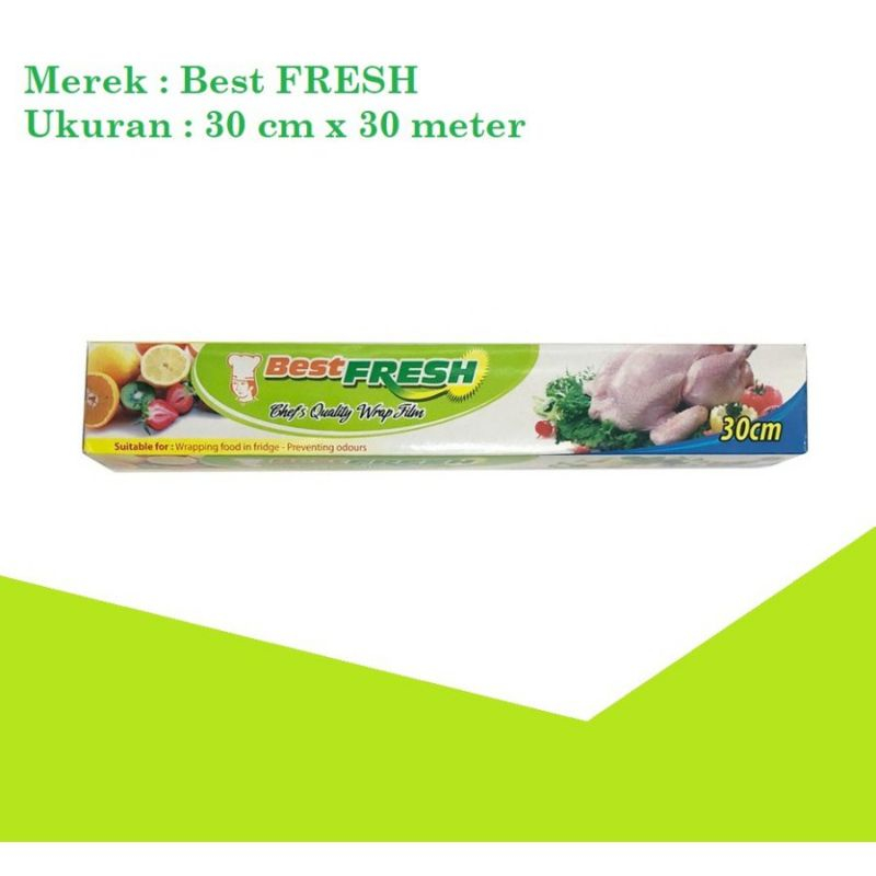 Jual Cling Wrap Best Fresh 30cm x 30 Mtr Wrapping film plastik wrap ...