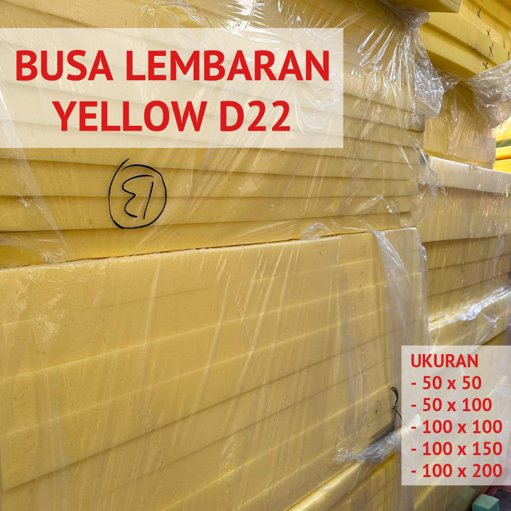 Jual Busa Royal Foam Yellow D22 Tebal 4cm 5cm 6cm | Shopee Indonesia