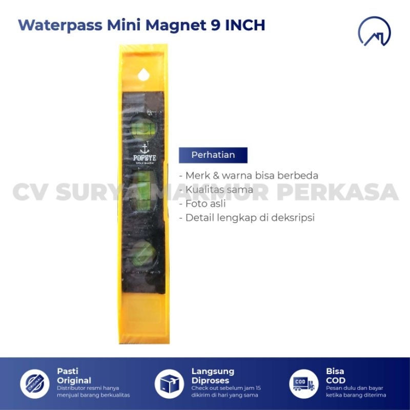 Jual Waterpass Mini Magnet 9 Inch / Waterpass 9" Magnet | Shopee Indonesia