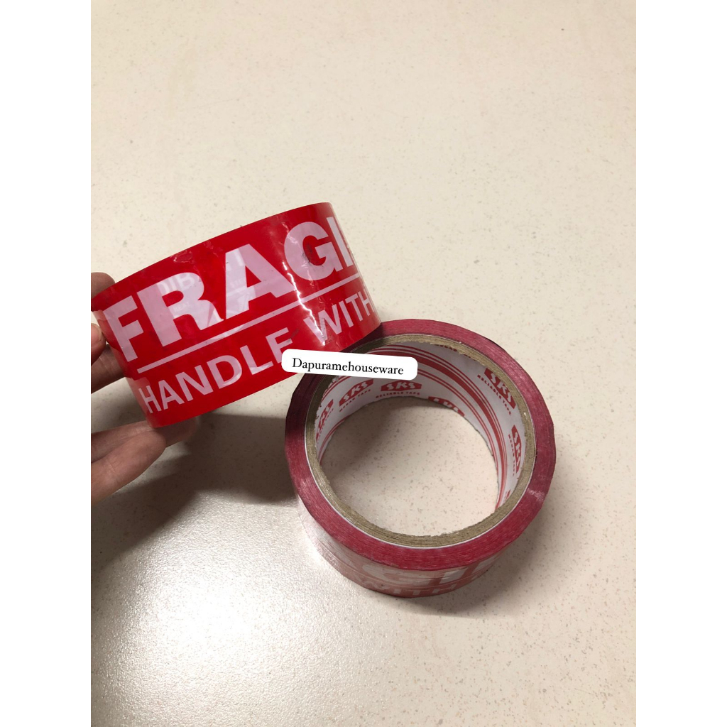 Jual LAKBAN FRAGILE / SOLATIP FRAGILE / LAKBAN ANTI PECAH / PEREKAT ...