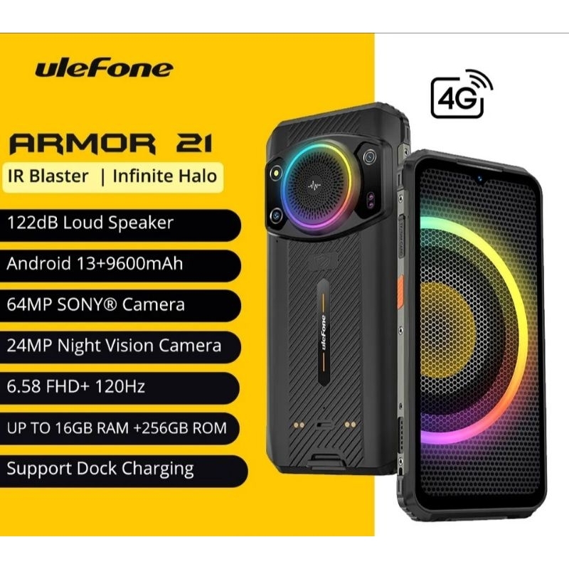 Jual Ulefone Armor 21 Rugged Phone RAM 8+8GB ROM 256GB | Shopee Indonesia