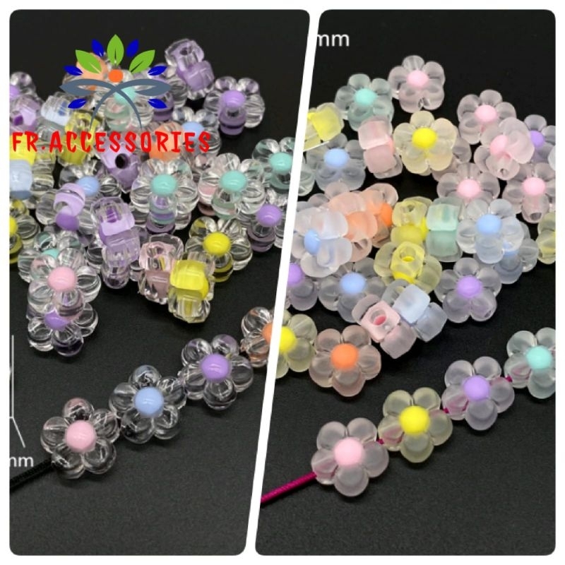 Jual (20 GRAM)MANIK - MANIK BUNGA MOTE ISI TRANSPARAN & DOFF | Shopee ...