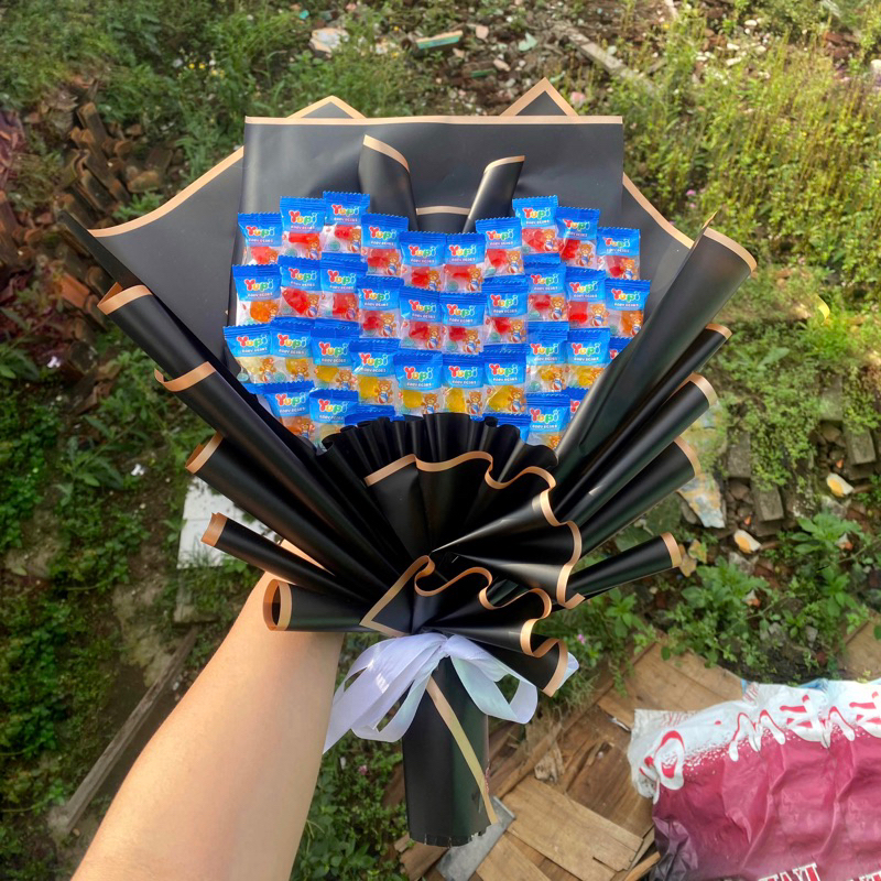 Jual Buket/Bouquet/bucket Permen Yupi Baby bear Graduation/wisuda ...