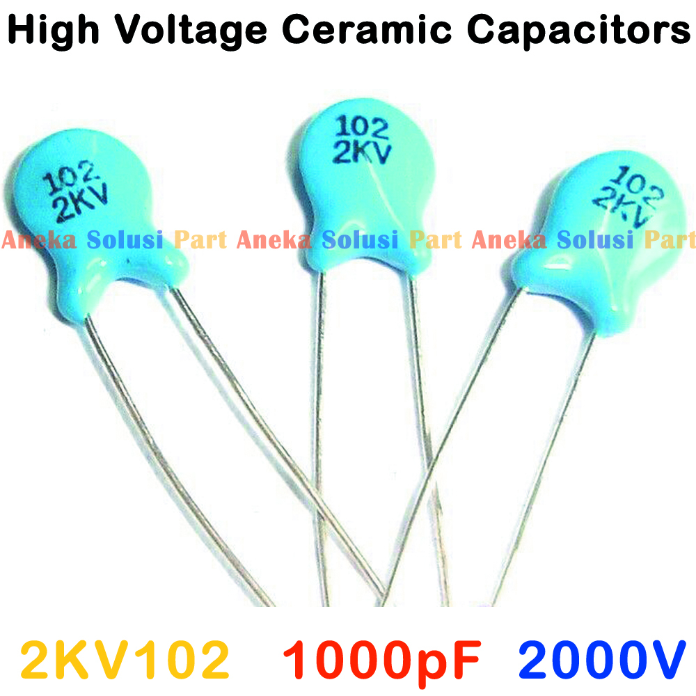 Jual Kapasitor 2KV102 2KV 102 1000pF 2000V High Voltage Ceramic ...