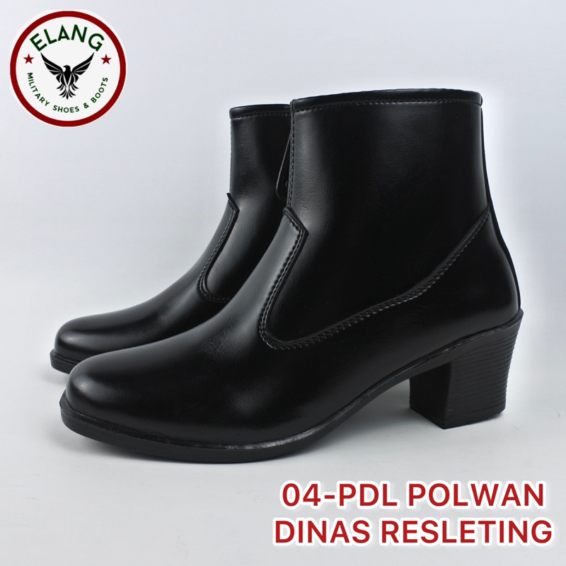 Jual Sepatu PDL WANITA DINAS POLWAN DISHUB Sepatu Polwan | Shopee Indonesia