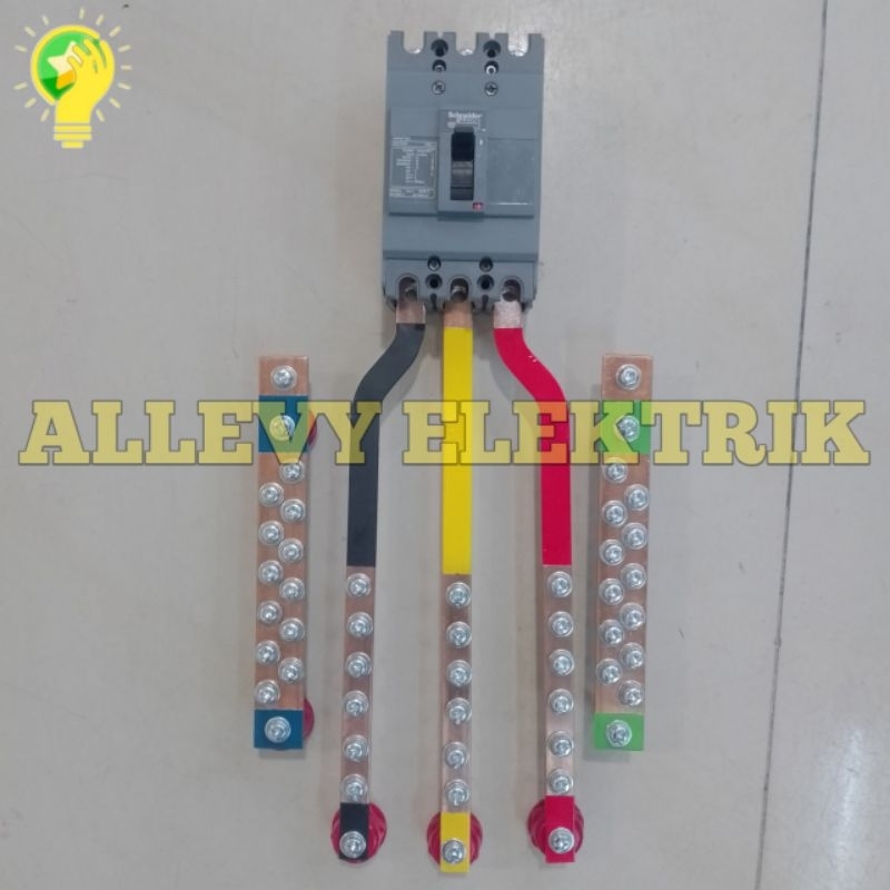 Jual SEPAKET BUSBAR RSTN+GROUND UNTUK MCCB MAX 100A | Shopee Indonesia
