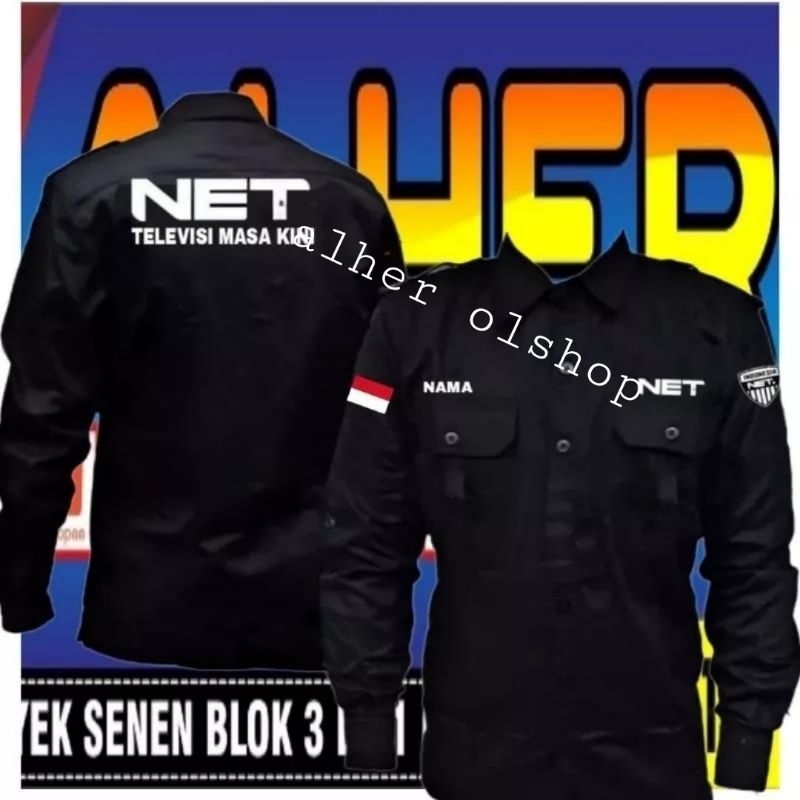 Jual kemeja net TV baju net TV seragam net tv Pdh net TV pdl net TV ...