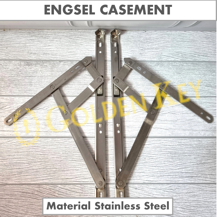 Jual Engsel Jendela Casement 430 S/S 12" Inch Friction Stay Stainless ...