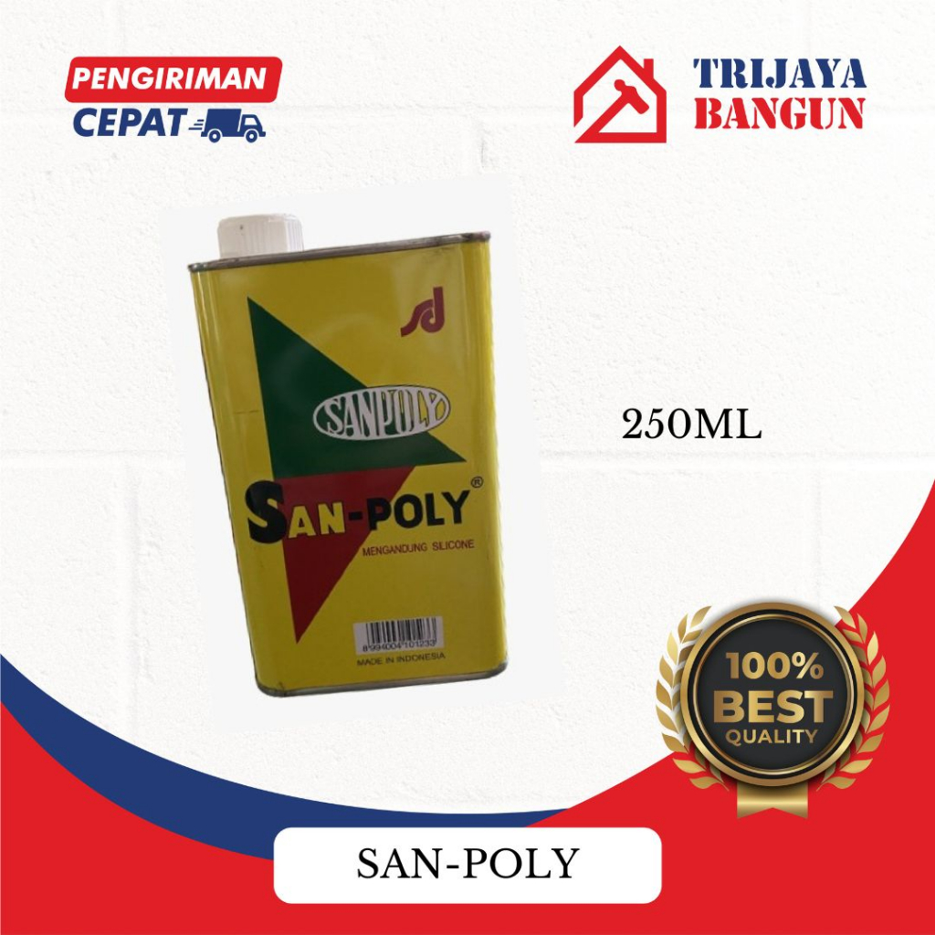 Jual San Poly / Sanpoly / Sanpoli Pengkilap Mobil Motor dan Motor 250ML | Shopee Indonesia