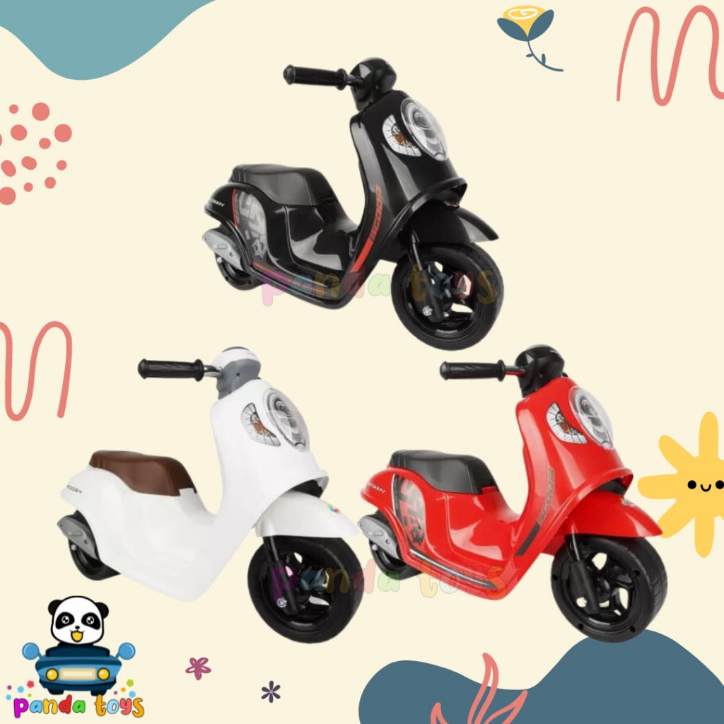 Jual TOLOCAR FTF MOTOR HONDA SCOOPY K611 RIDE ON BALANCE BIKE | Shopee ...