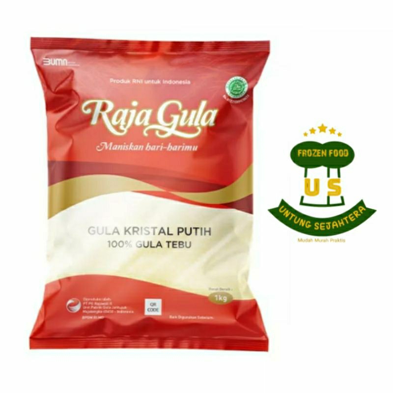 Jual Raja gula tebu Gula kristal Putih Gula Tebu 1kg gula raja putih ...