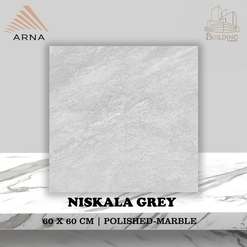 Jual Granite Lantai 60×60 NISKALA GREY/GLOSSY/ARNA/SERIES | Shopee ...