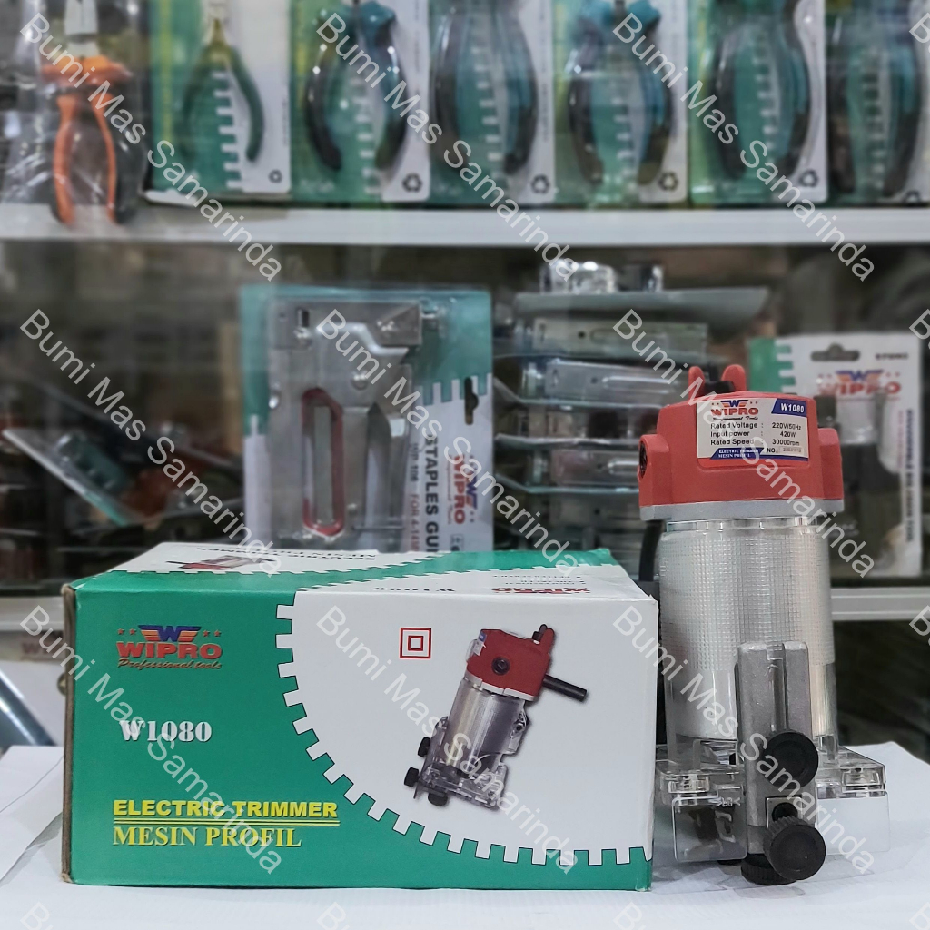 Jual WIPRO MESIN PROFIL KAYU / TRIMMER WIPRO 6MM (W1080) | Shopee Indonesia