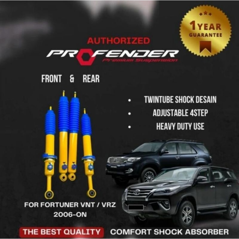 Jual Shockbreaker Profender Adjustable Toyota Fortuner VNT-VRZ | Shopee ...