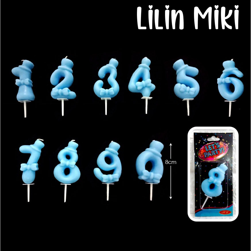 Jual Lilin Angka Miki | Lilin Ulang Tahun | Shopee Indonesia