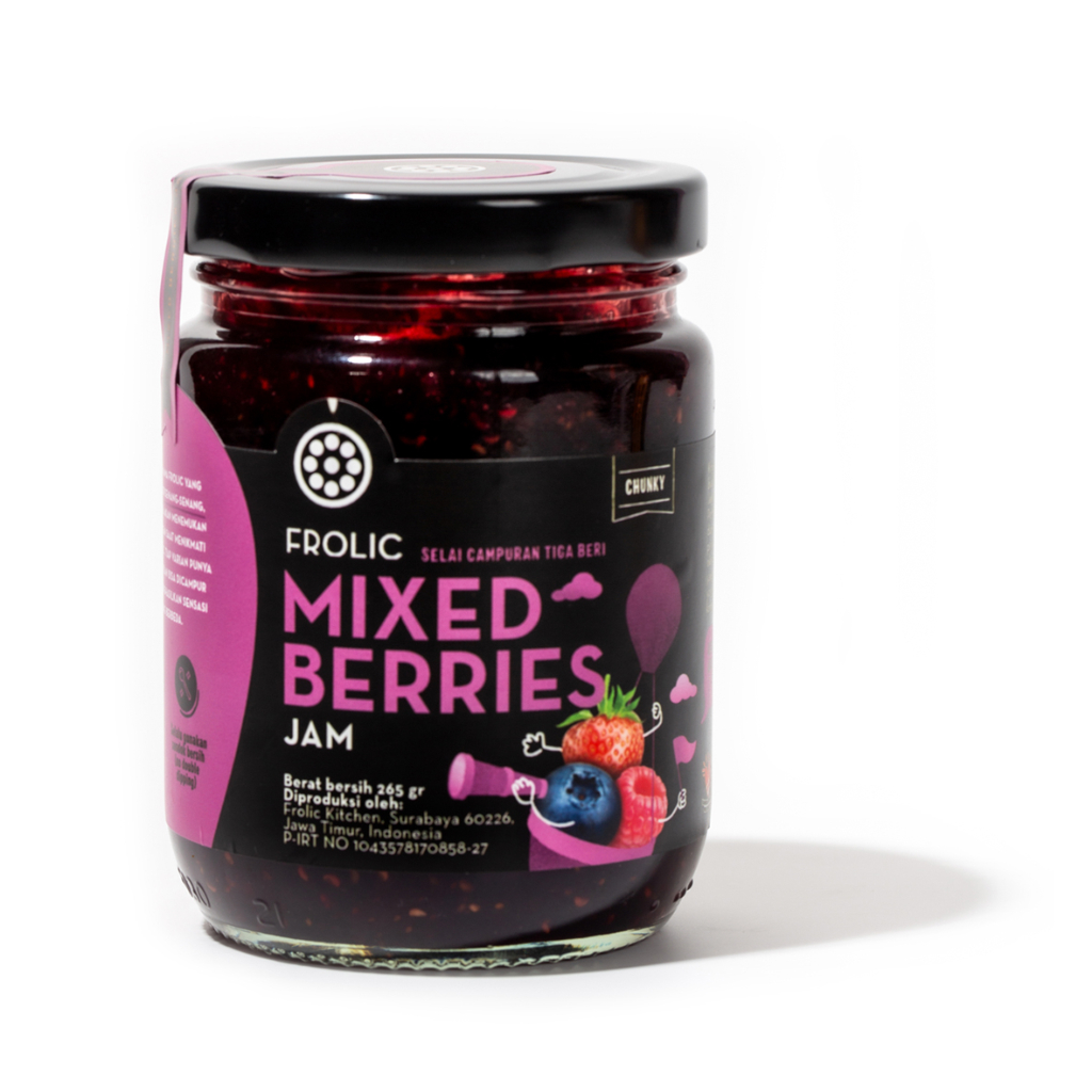 Jual FROLIC Mixed Berries Jam - Raspberry Blueberry Strawberry Selai ...