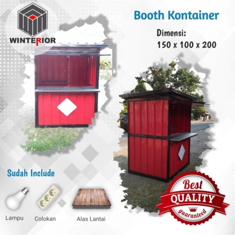 Jual Booth Container / Gerobak Kontainer / Gerobak Booth / Stand ...