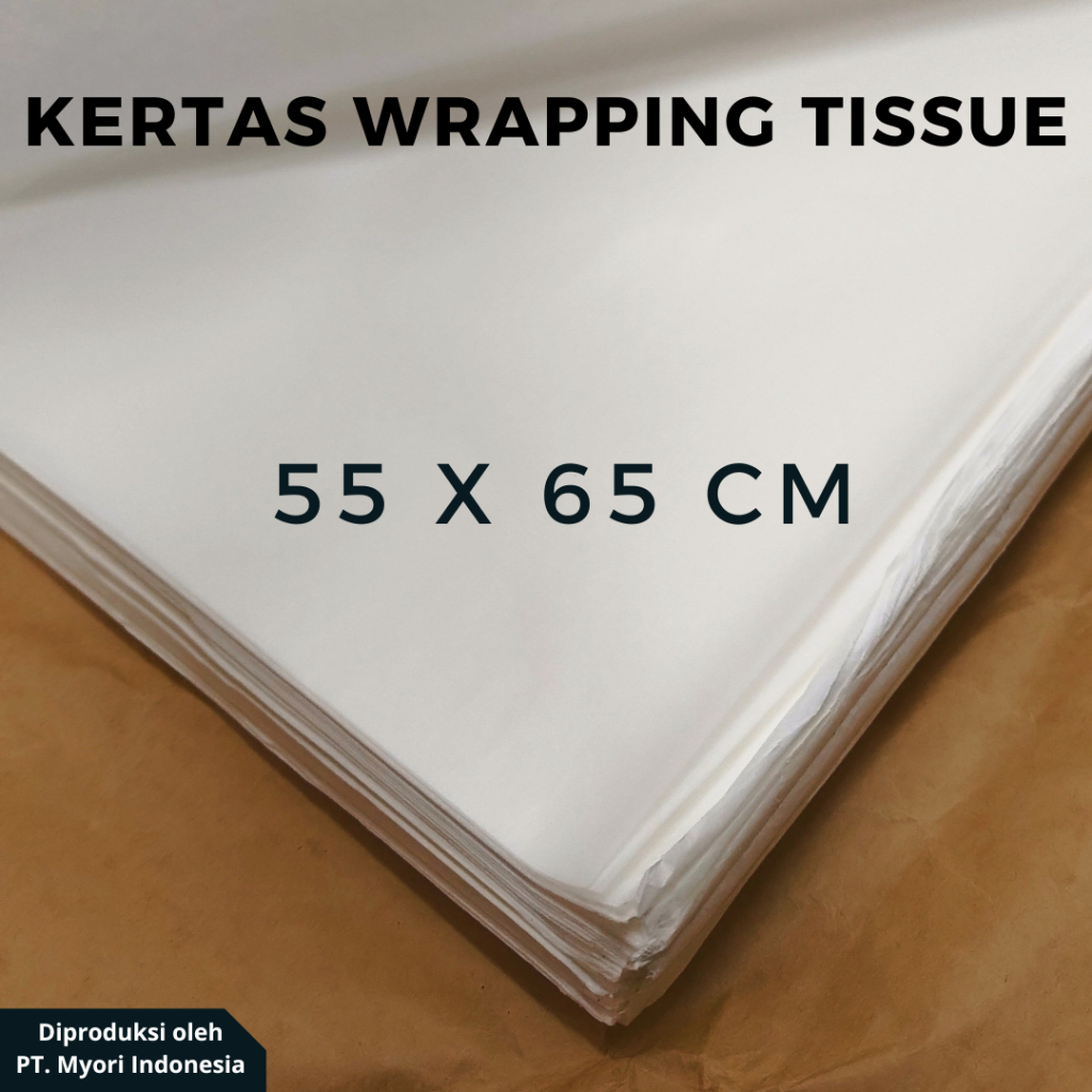 Jual 55x65 cm Kertas Tisu | Kertas Wrapping Tissue | Bungkus Kado | Kertas MG | Shopee Indonesia