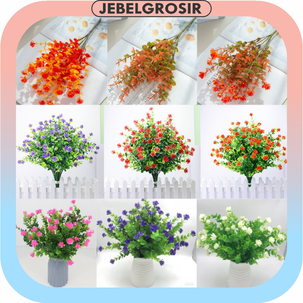 Jual Tangkai Bunga Plastik Palsu Buatan Artificial Flower Hiasan ...