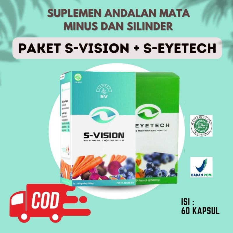 Jual SMART VISION Obat Herbal Mata Minus & Silinder - Paket Silver (S ...
