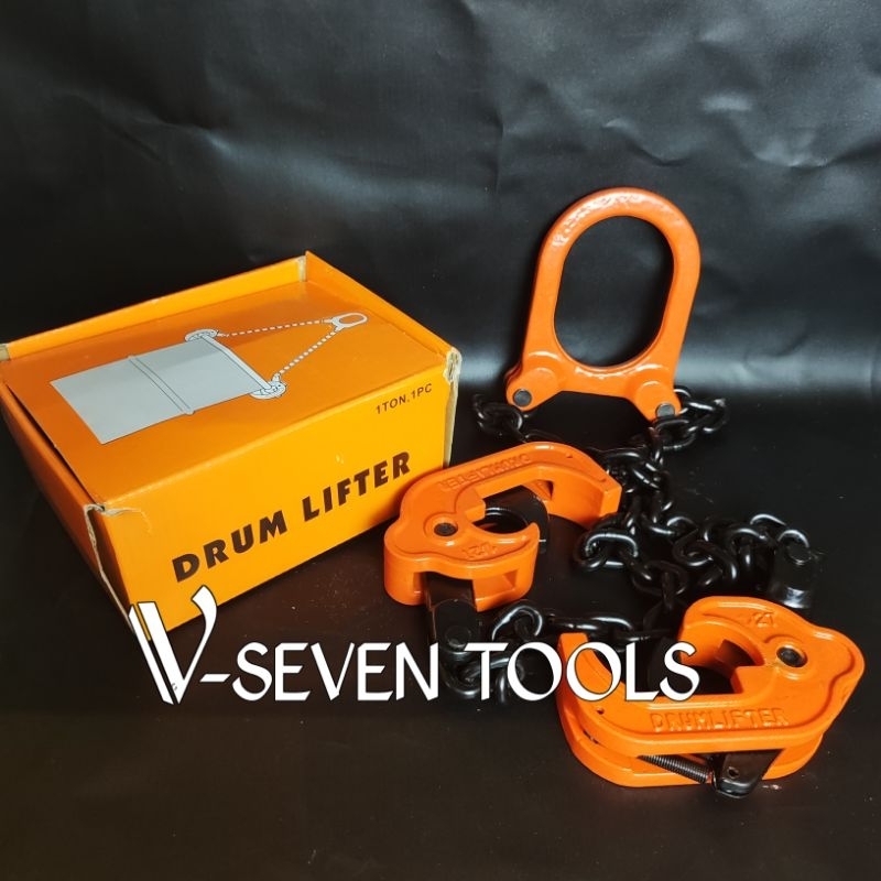 Jual Drum lifter 1 ton Alat pengangkut drum rantai chain drum handling ...