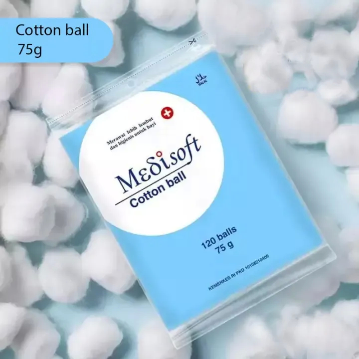 Jual Kapas Bulat Medisoft Cotton Ball 120 - Kapas Pembersih - Kapas ...