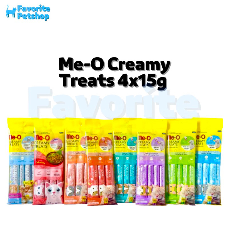 Jual Meo me-o creamy treat snack stick kucing 60g isi 4 x 15g camilan ...