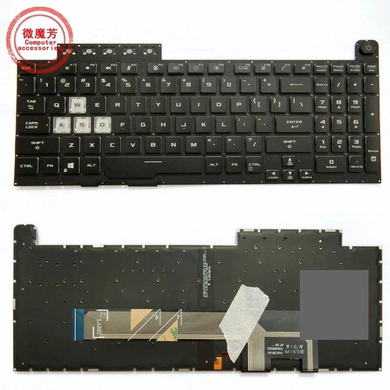 Jual Keyboard Asus TUF FX506 FX506H FX506HC FA506 FA506QM FA506IV Backlight | Shopee Indonesia