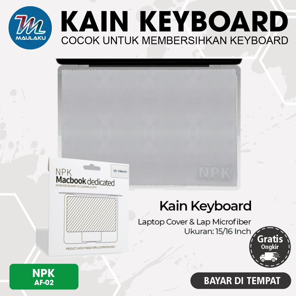 Jual Kain Keyboard Laptop Cover Lap Microfiber 13 - 16 Inch | Shopee ...